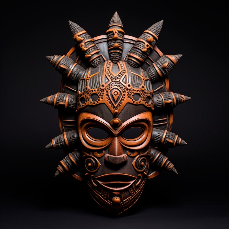 African Masks, Digital Pictures, Wall Posters, Home Decor, Good Gift ...