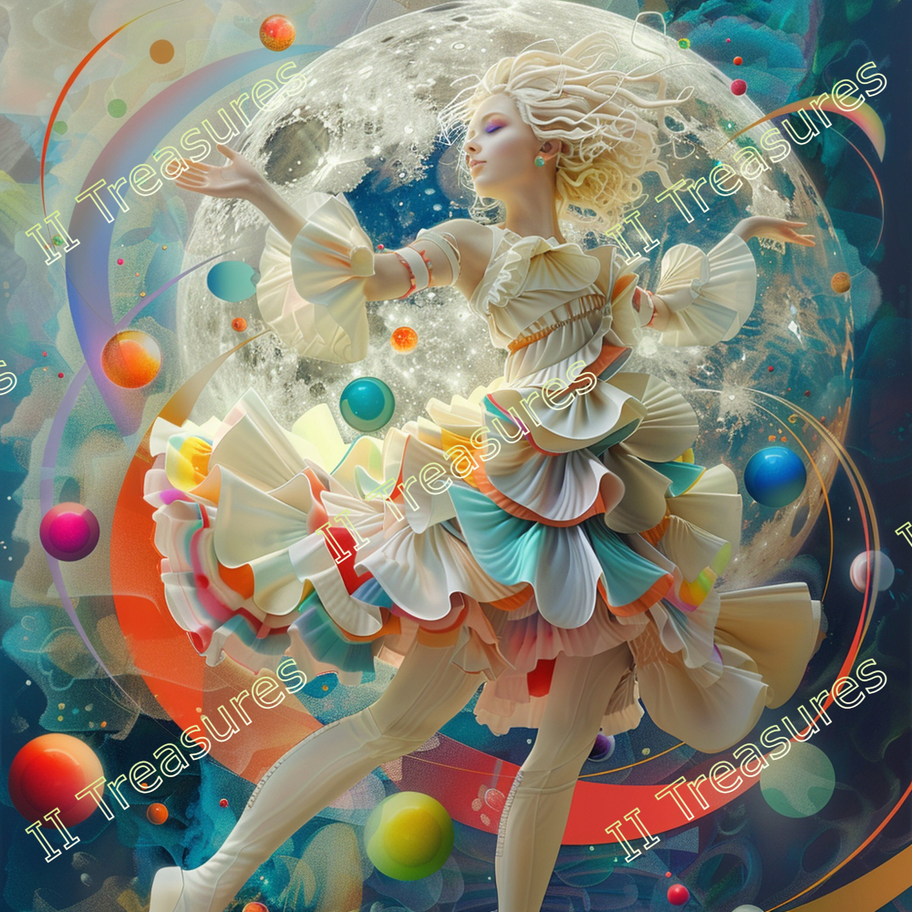 Beautiful Woman, Digital Image, Digital Poster, Design Elements, Decor ...