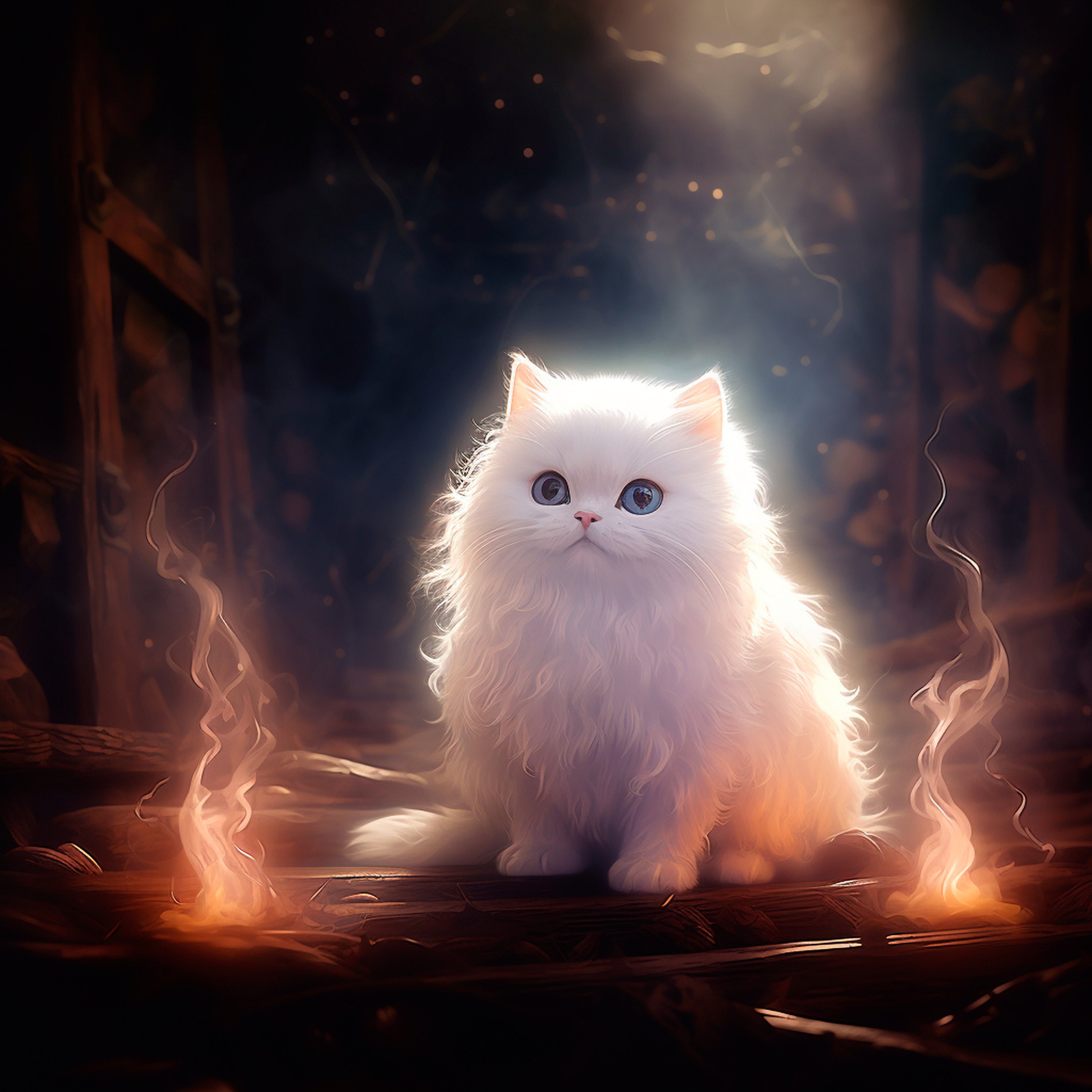 Digital Clip-art, Wall Posters, for Kids, Cartoon Cats, Good Gift, Home ...