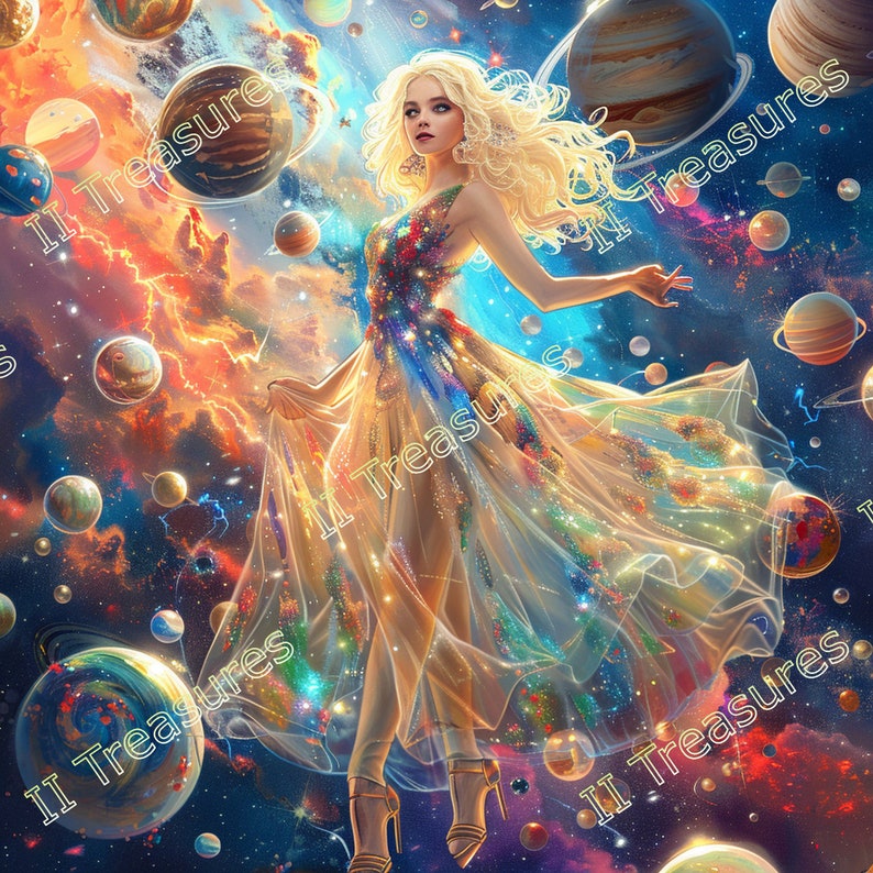 Beautiful Woman, Digital Image, Digital Poster, Design Elements, Decor ...