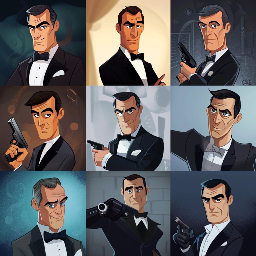 James Bond, Anime, Digital Clip Art, PNG, Digital Wall Posters, Home ...