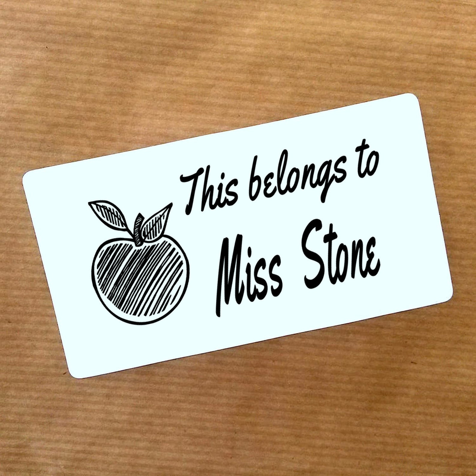 Book | This Belongs to Label | 5-1000 Pack Laptop School Book Locker ...