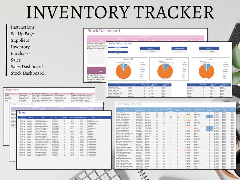Small Business Spreadsheet Bundle: Bookkeeping, Client, Invoice ...