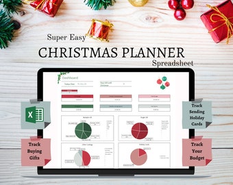 Christmas Budget Excel Template - Etsy
