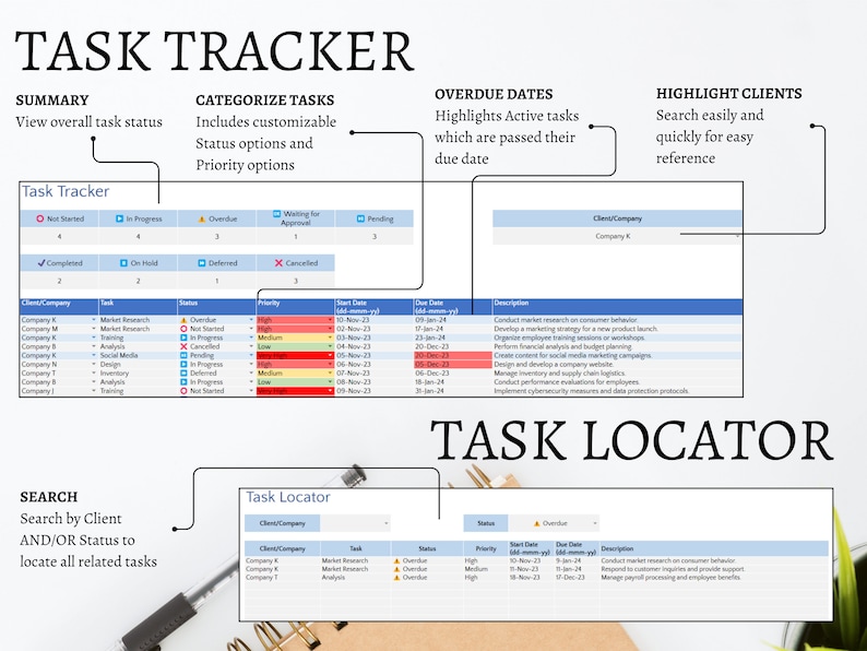 Client Tracker Management Tool With Client Dashboard, Communication Log ...