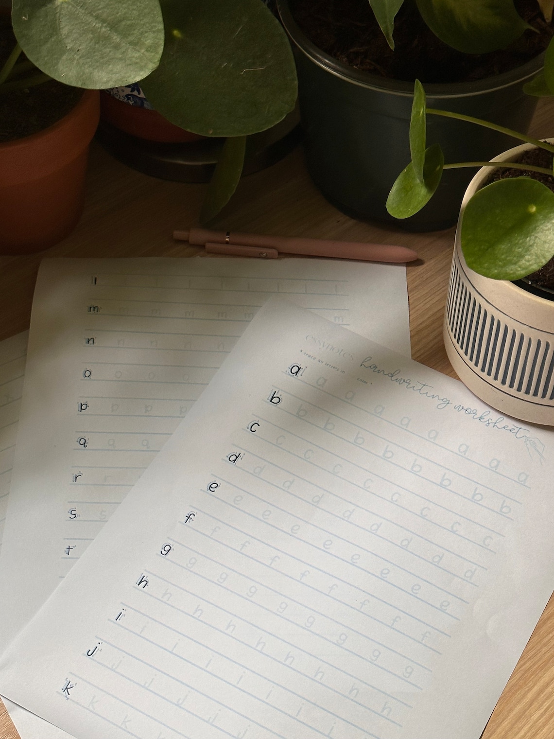 Handwriting Template//worksheet - Etsy