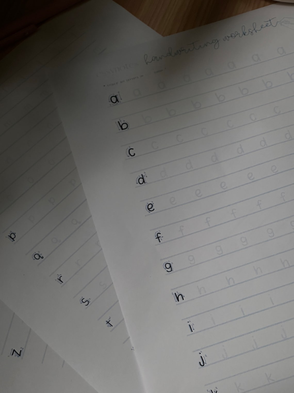 Handwriting Template//worksheet - Etsy