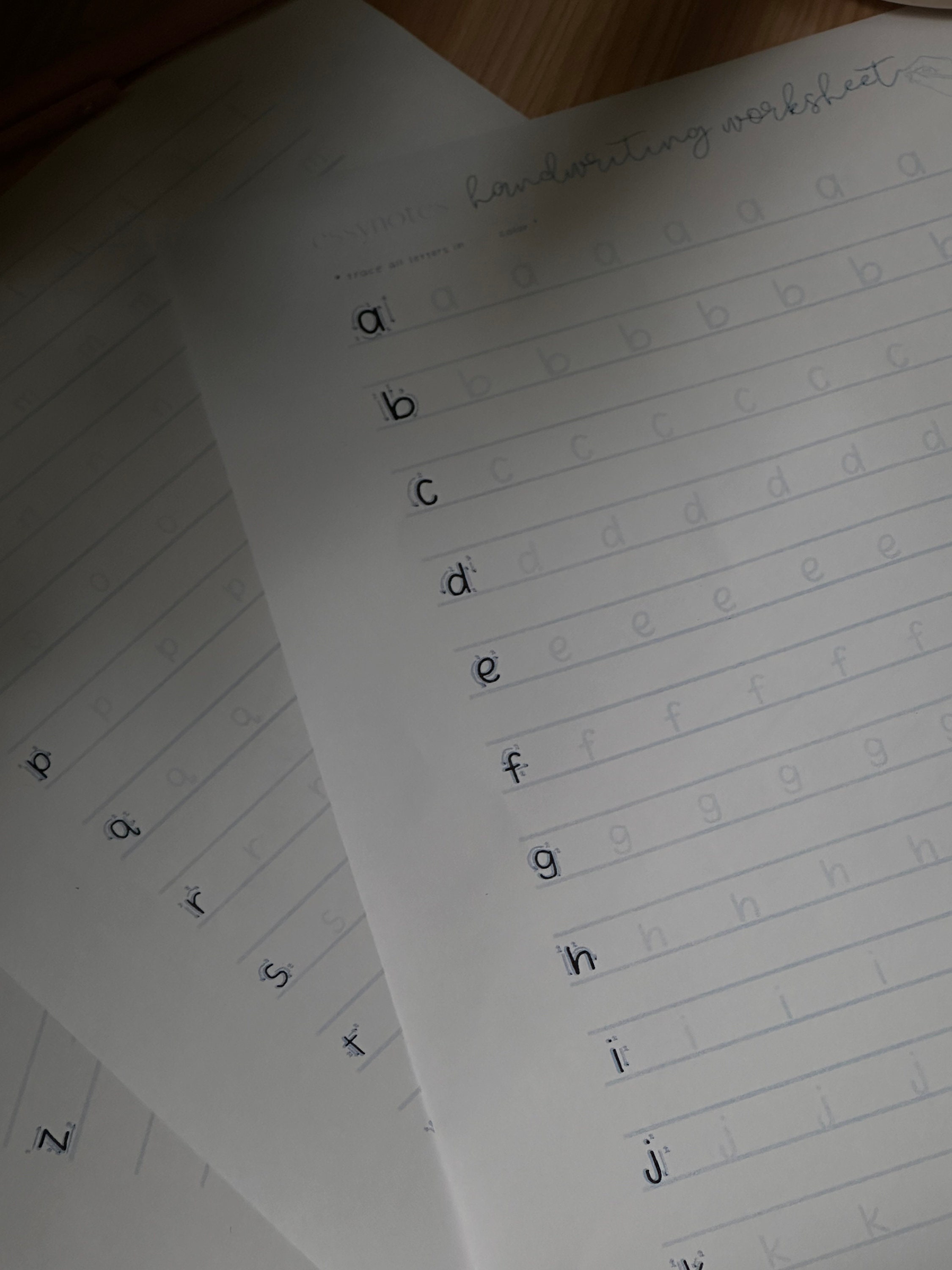 Handwriting Template//worksheet - Etsy