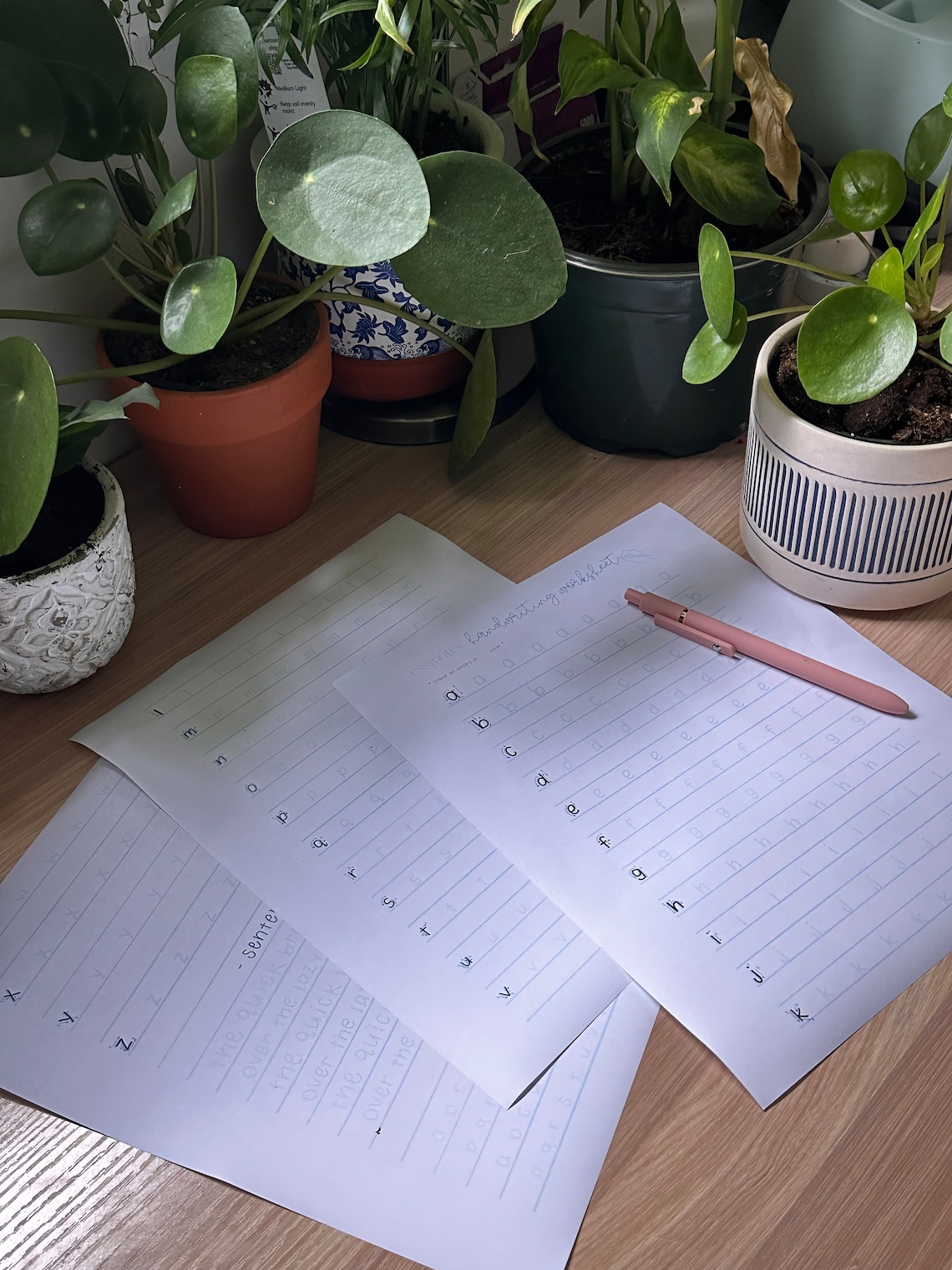 Handwriting Template//worksheet - Etsy