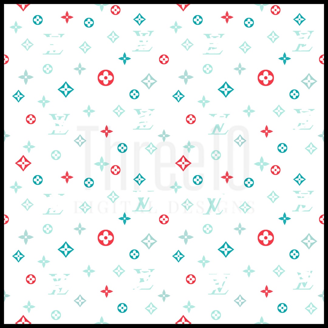 Boujee Collage Seamless Pattern in Mint - Etsy