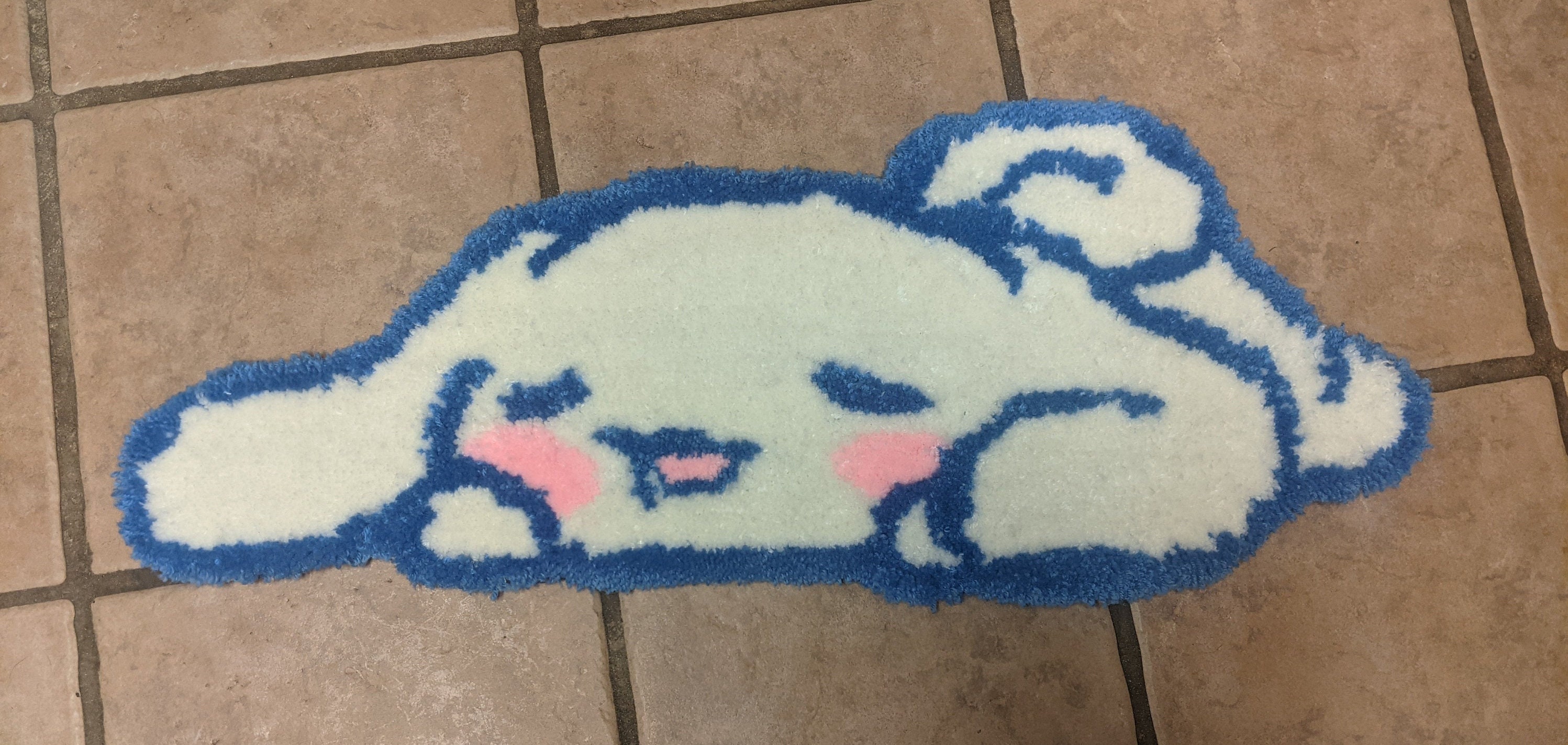Cinnamoroll Inspired Custom Tufted Rug - Etsy