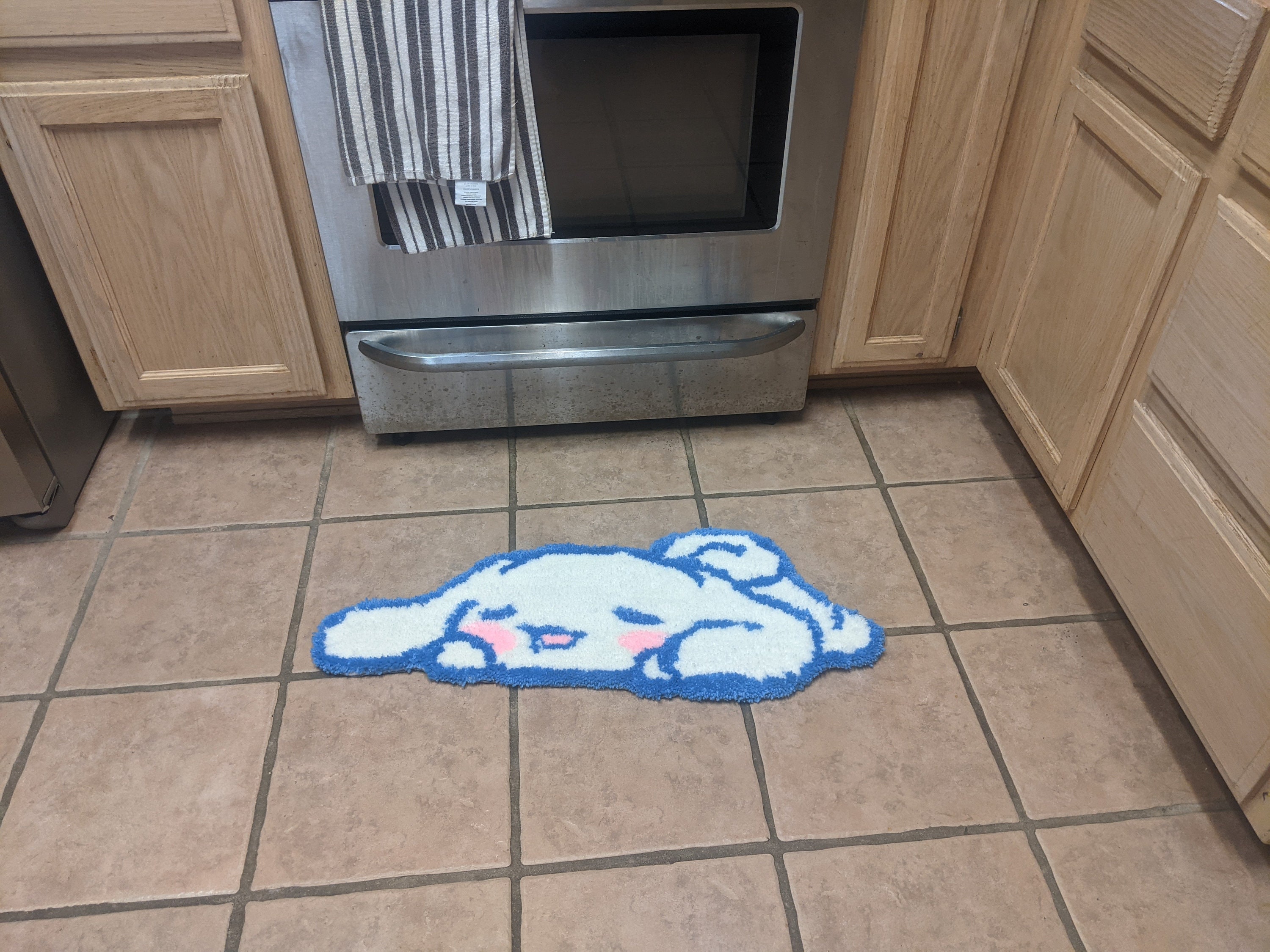 Cinnamoroll Inspired Custom Tufted Rug - Etsy