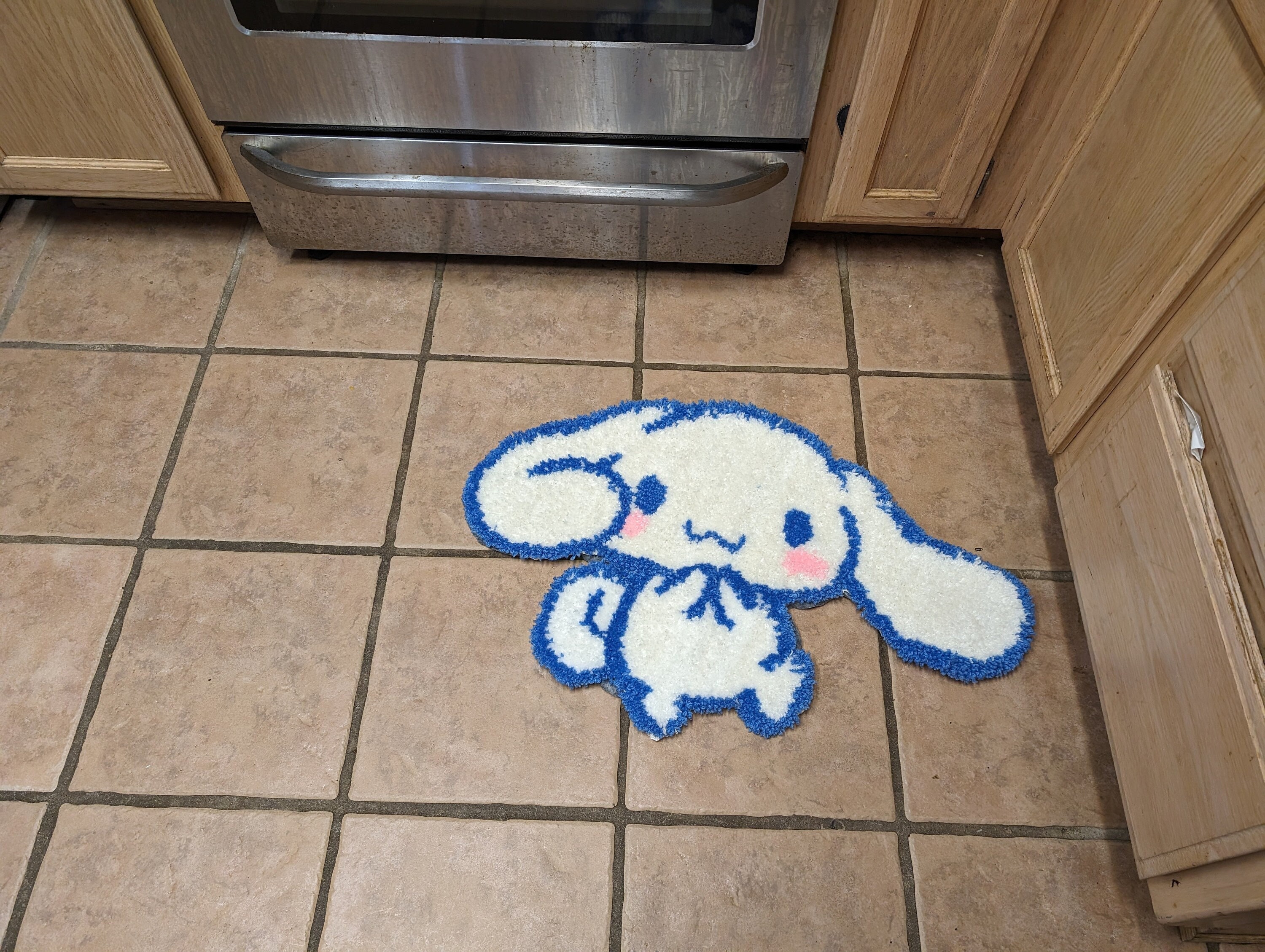 Cinnamoroll Inspired Custom Tufted Rug - Etsy