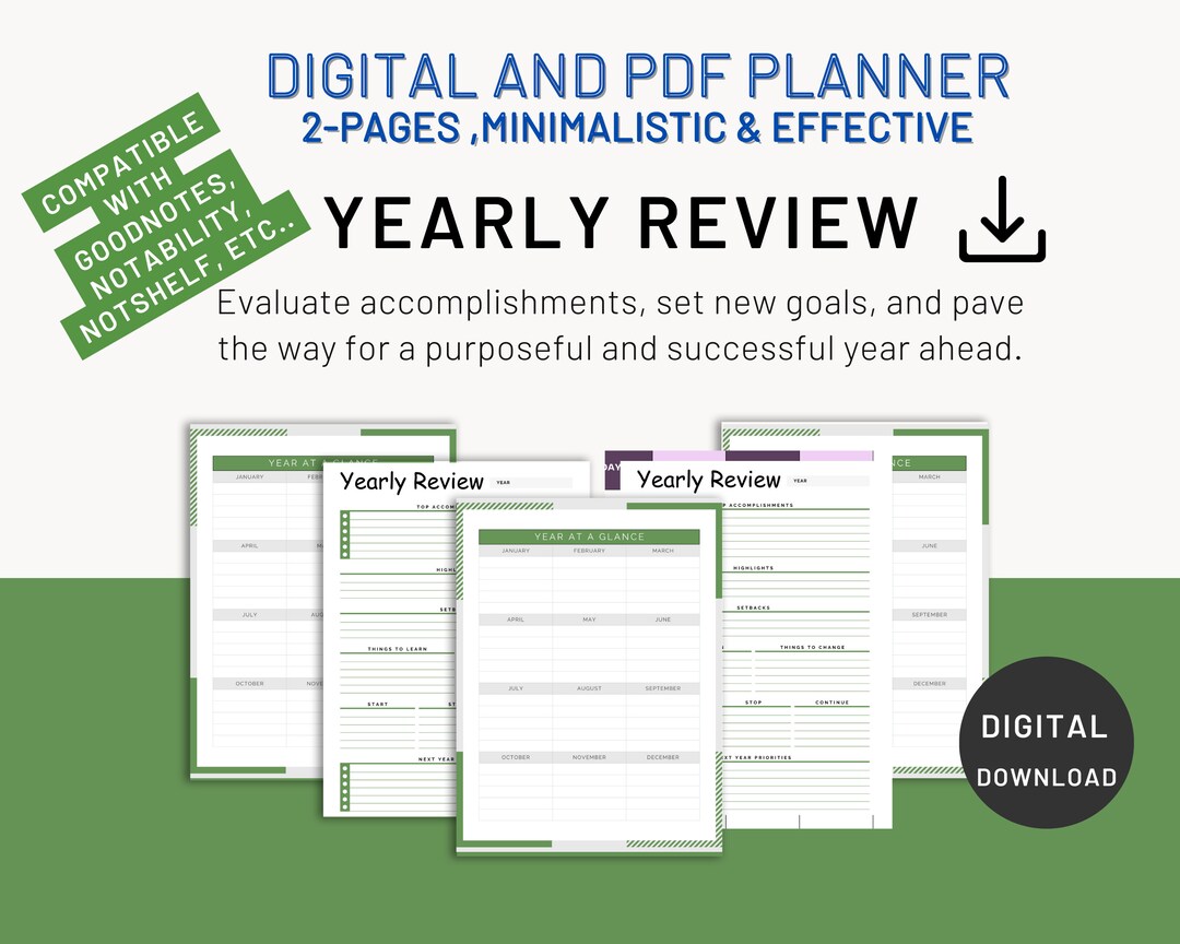 2023 2024 Planner, iPad Digital Planner, Digitable Planners, Yearly ...
