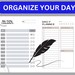 2023 - 2024, Daily Planner & Checklist, Printable Fillable, Daily to Do ...
