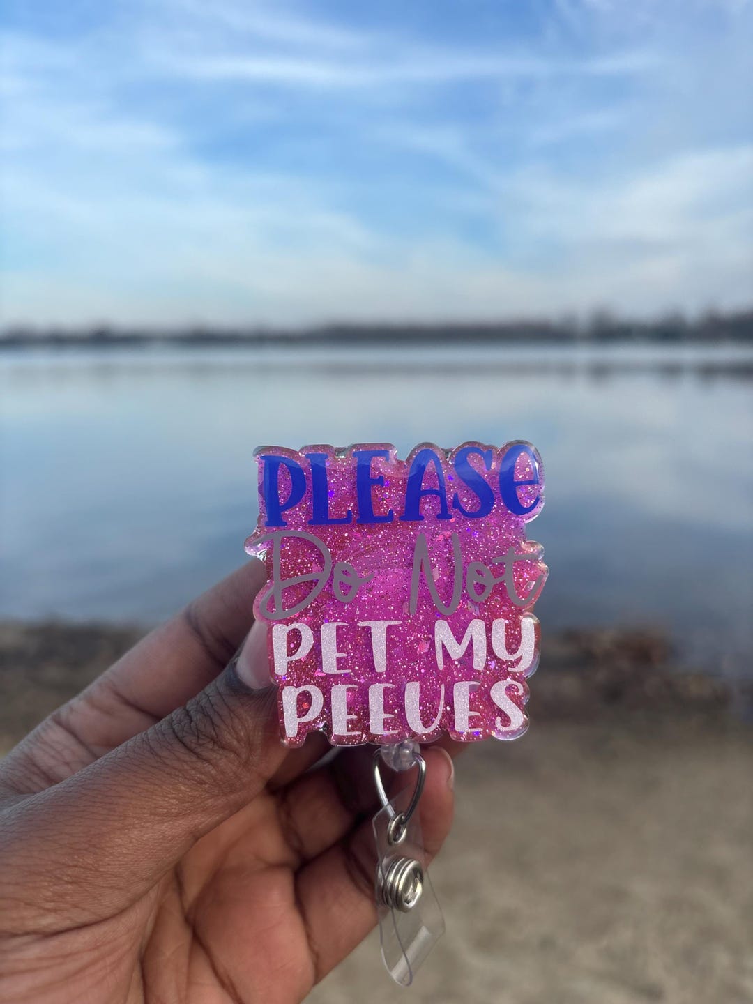 Don’t Pet My Peeves | Badge Reel - Etsy