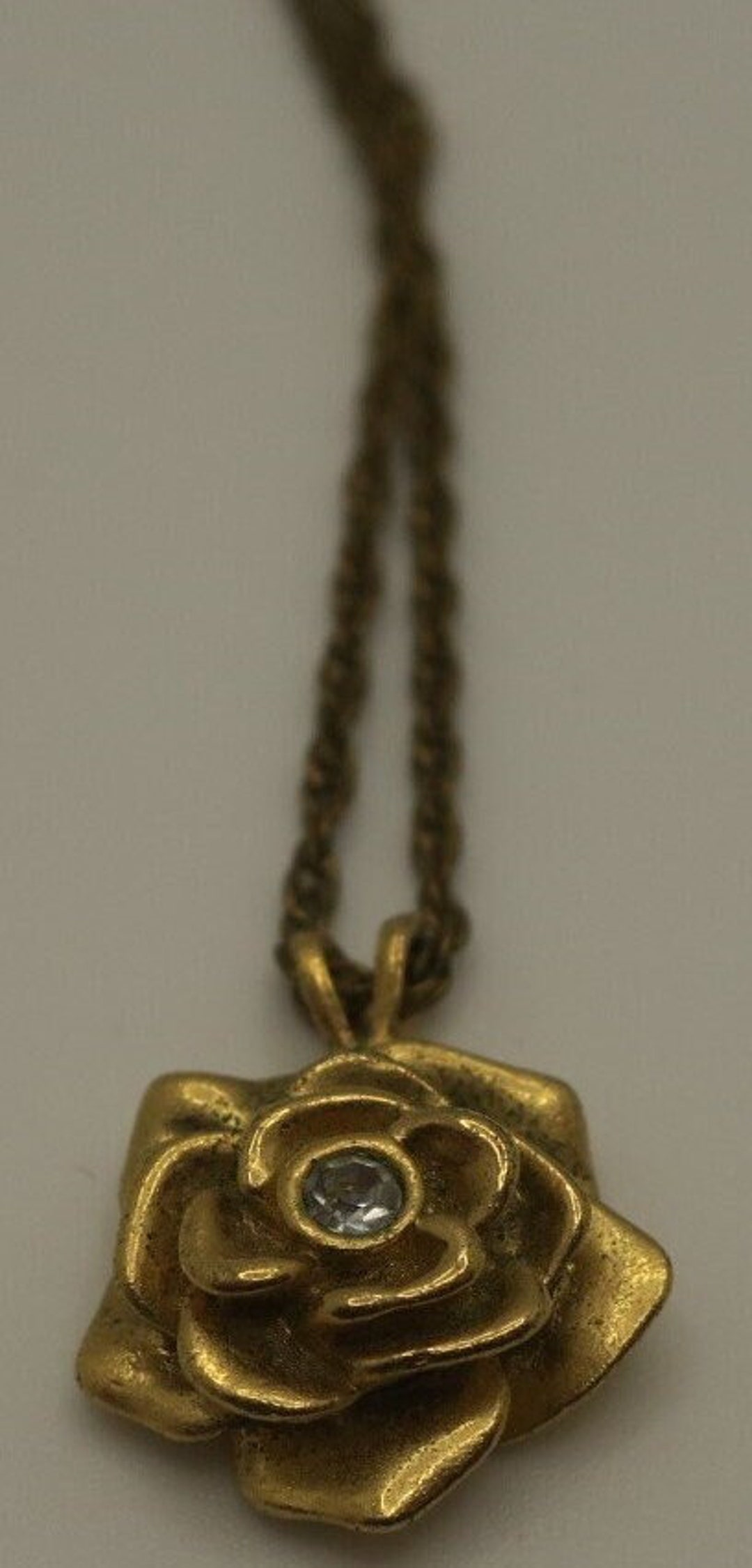 Vintage Avon Sculptured Rose Necklace - Etsy