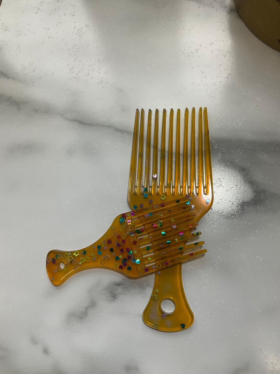 Resin Hair Comb Set, Handmade Resin Comb Set, Hair Comb Set, Epoxy ...