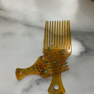 Resin Hair Comb Set, Handmade Resin Comb Set, Hair Comb Set, Epoxy ...