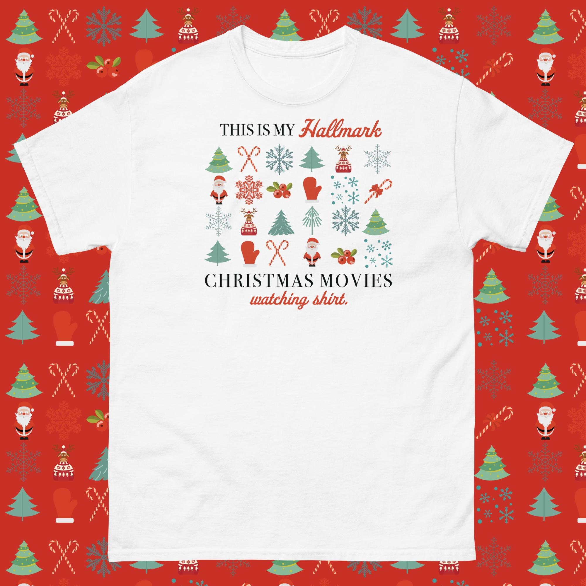 This is My Hallmark Movie Watching Shirt, Hallmark Christmas Movies ...