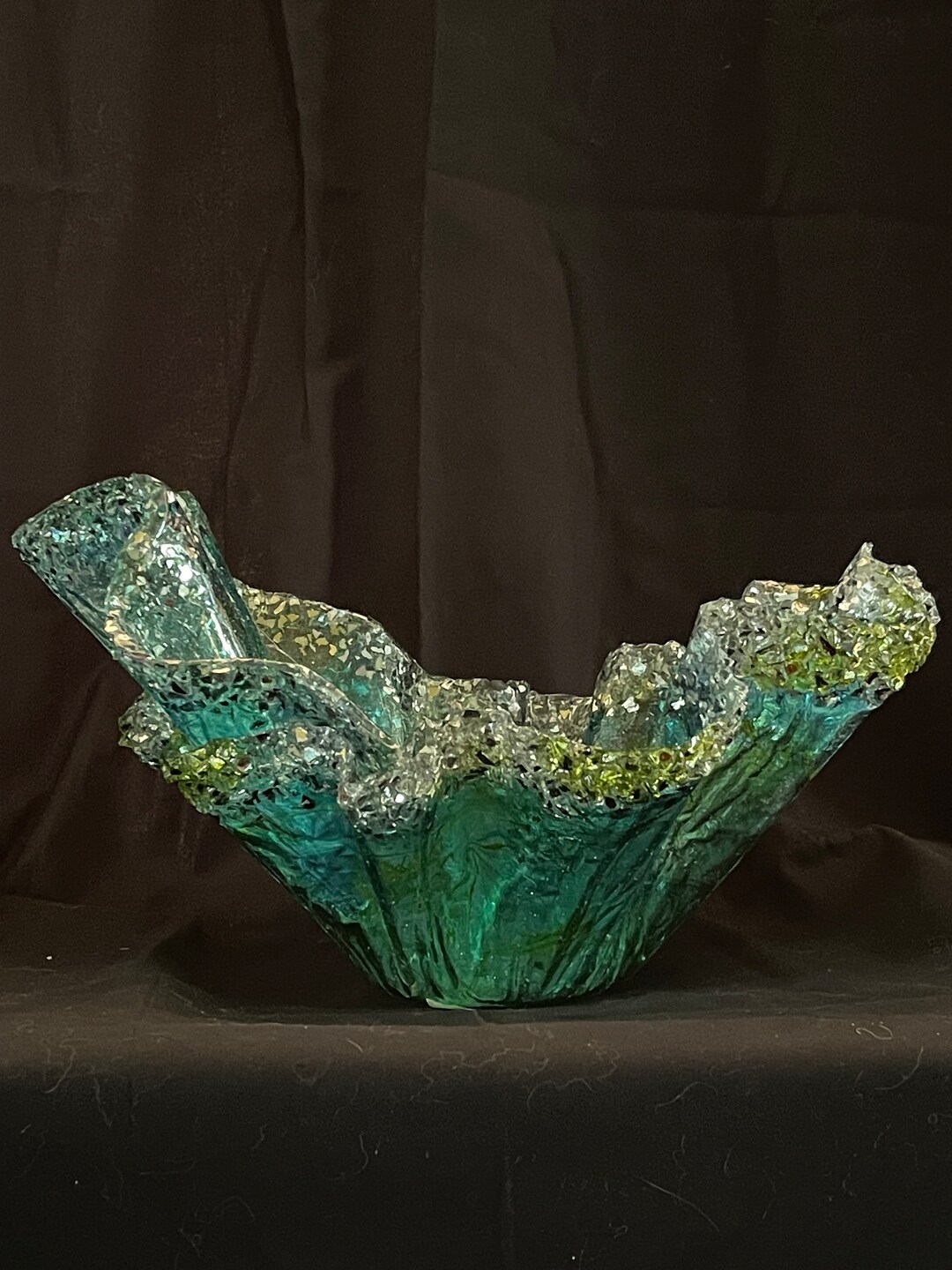Green Freeform Epoxy Resin Sculpture - Etsy