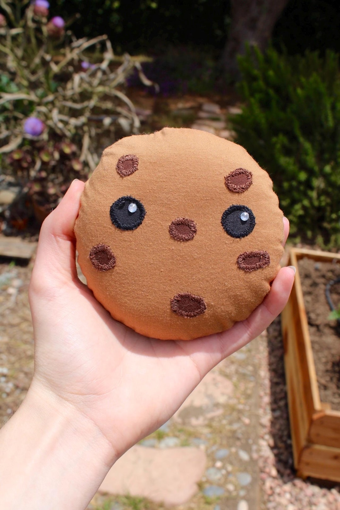 Chocolate Chip Cookie Plush | Food Plushie, Stuffed Toy - Etsy