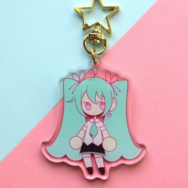 Hatsune Miku Keychains - Etsy