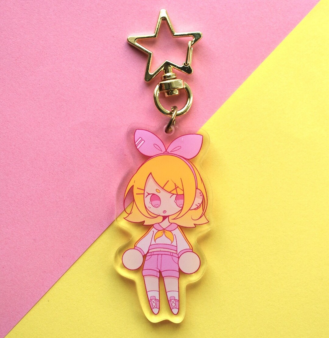 Kagamine Rin 2.5” Acrylic Keychain - Etsy