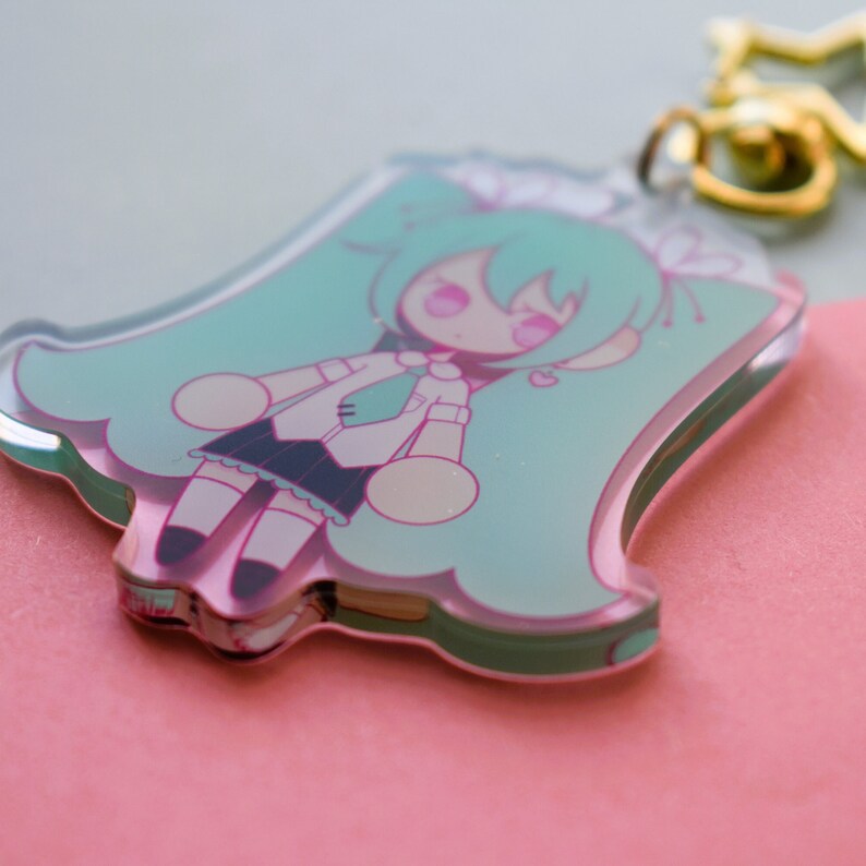 Hatsune Miku 2.5” Acrylic Keychain - Etsy