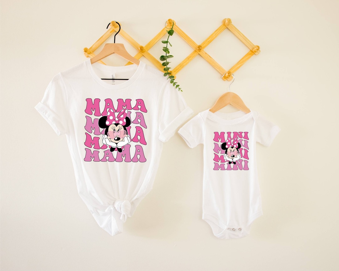 Mama Mouse Shirt, Mini Mouse Shirt, Minnie With Sunglasses, Pink ...