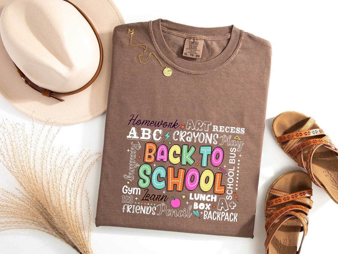 Personalized School Shirt, Back to School Tee, Funny Teacher, Pupil ...