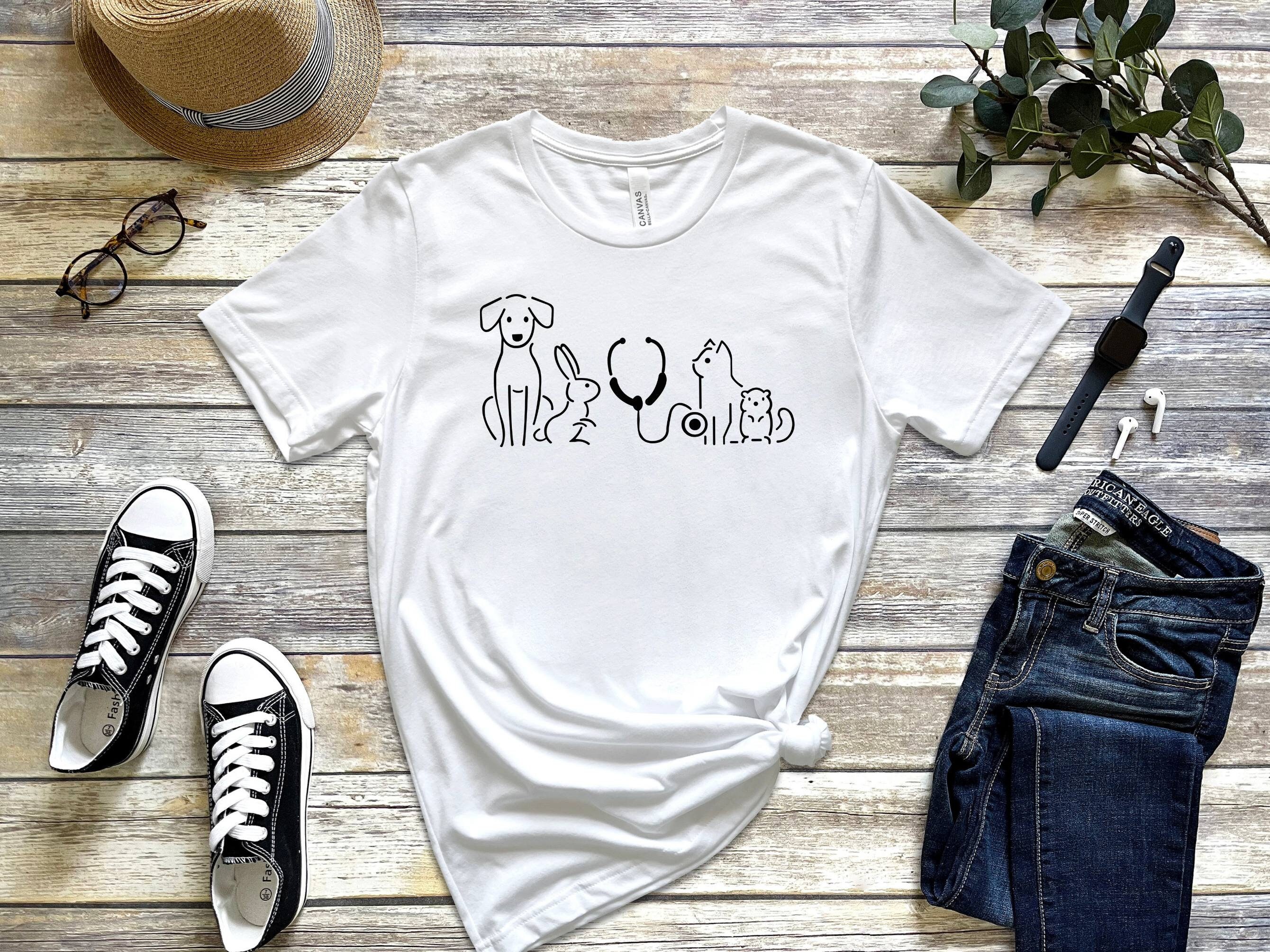 Eagerlys Veterinarian Shirt, Animal Doctor Gift, Pet Doctor Gift ...