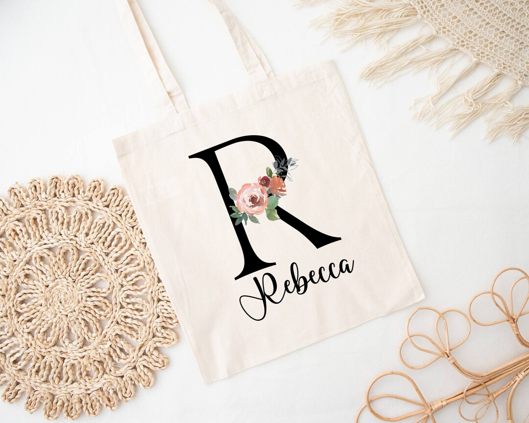 Custom Tote Bag, Personalized Bag, Custom Name Bag, Valentines Day ...