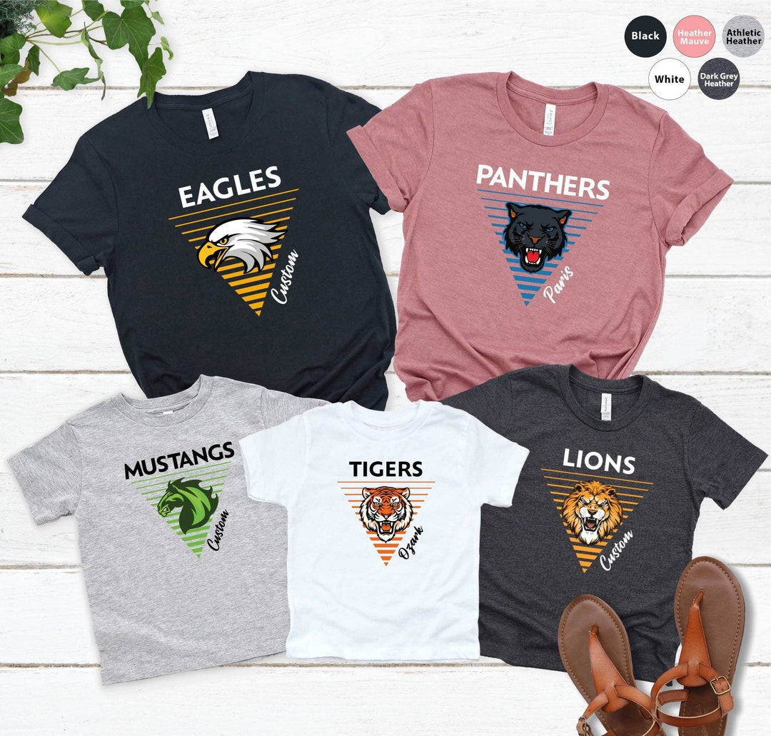 Custom Sport Shirt, Team Character Tee, Sportive Shirt, Game Day Tee ...