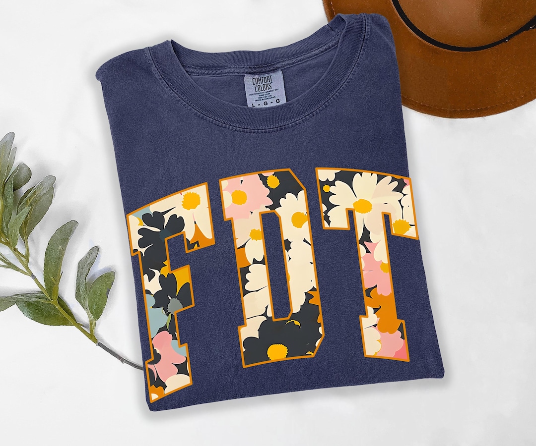FDT Tshirt, Anti Trump Tee, Foxtrot Delta Tango, Floral FDT, Anti Trump ...