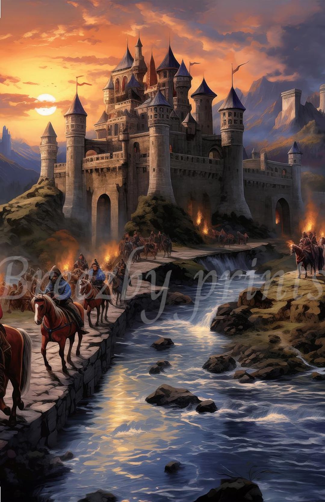 Knights Castle - Downloadable Digital Print 11"x17" - Etsy