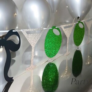 Martini Party Banner Martini Party Tini Bit Older Birthday Decorations ...