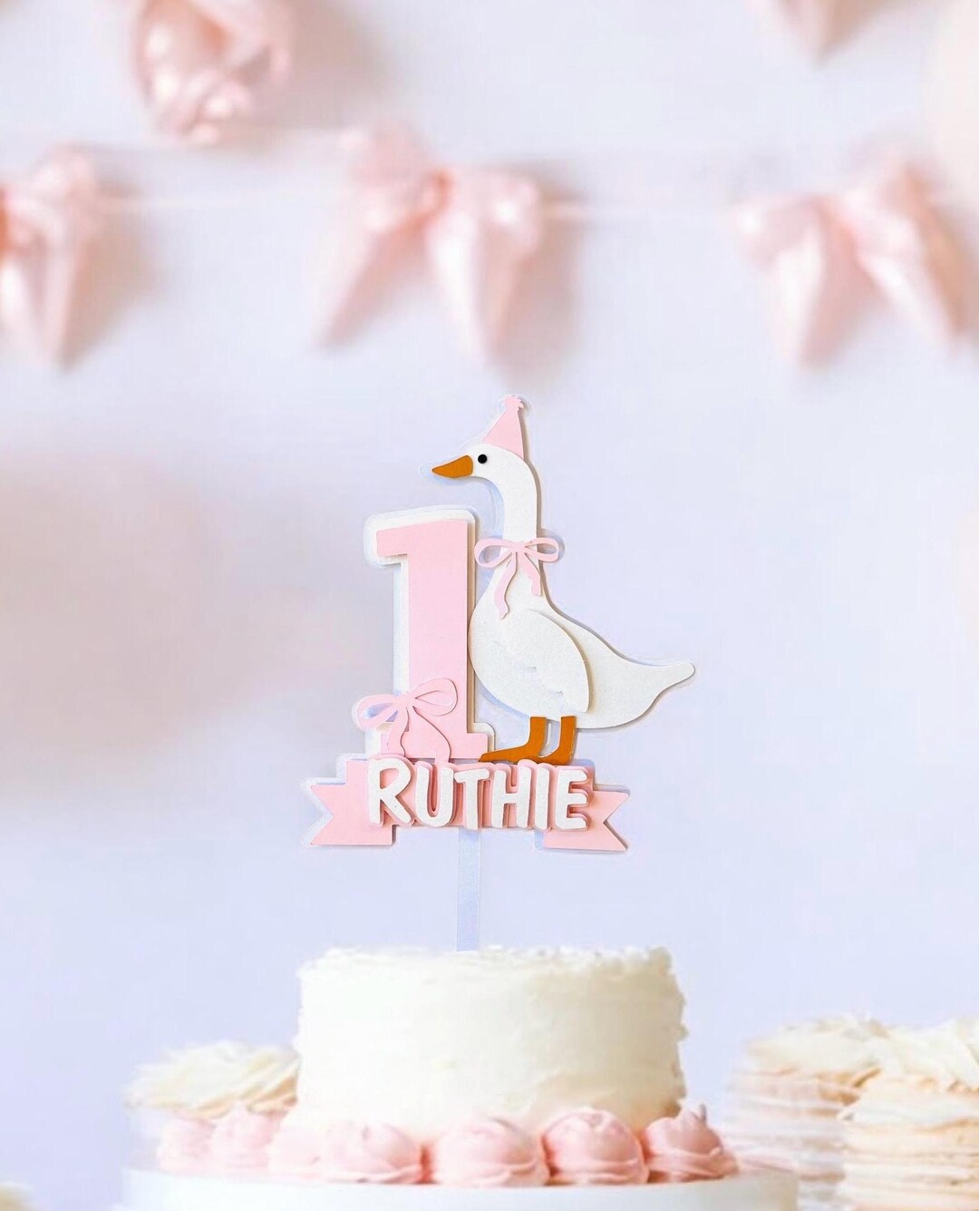 Custom Goose Cake Topper: Personalized Birthday Party Decoration - Etsy