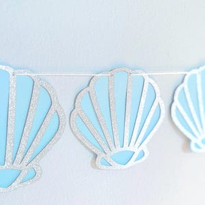 Seashell Banner: Glitter Coastal Bachelorette Party Decorations - Etsy