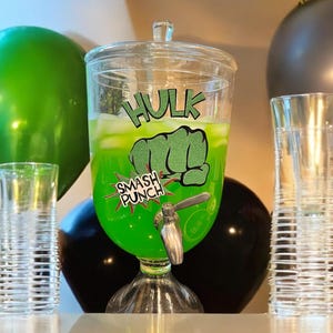 Custom Party Food & Drink Signs: Hulk Birthday Theme - Etsy Australia