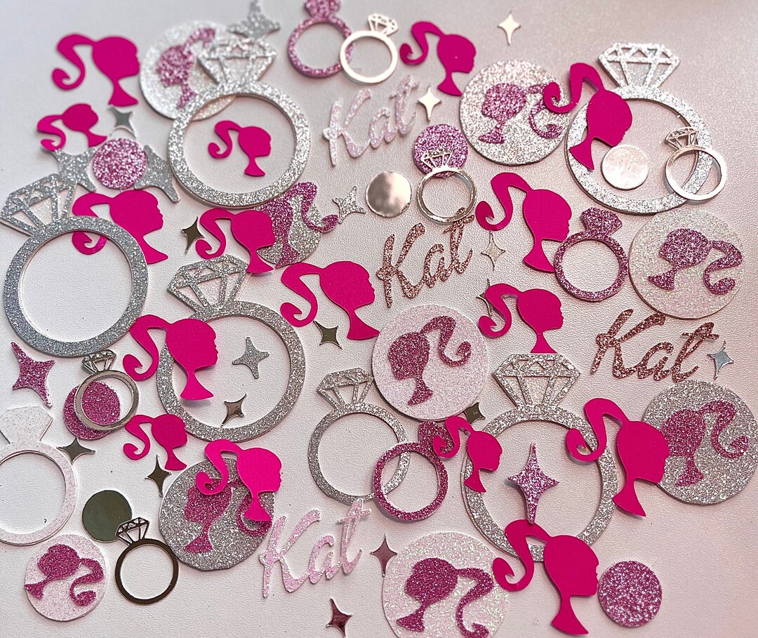 Personalized Barbie Confetti Barbie Bachelorette Barbie - Etsy