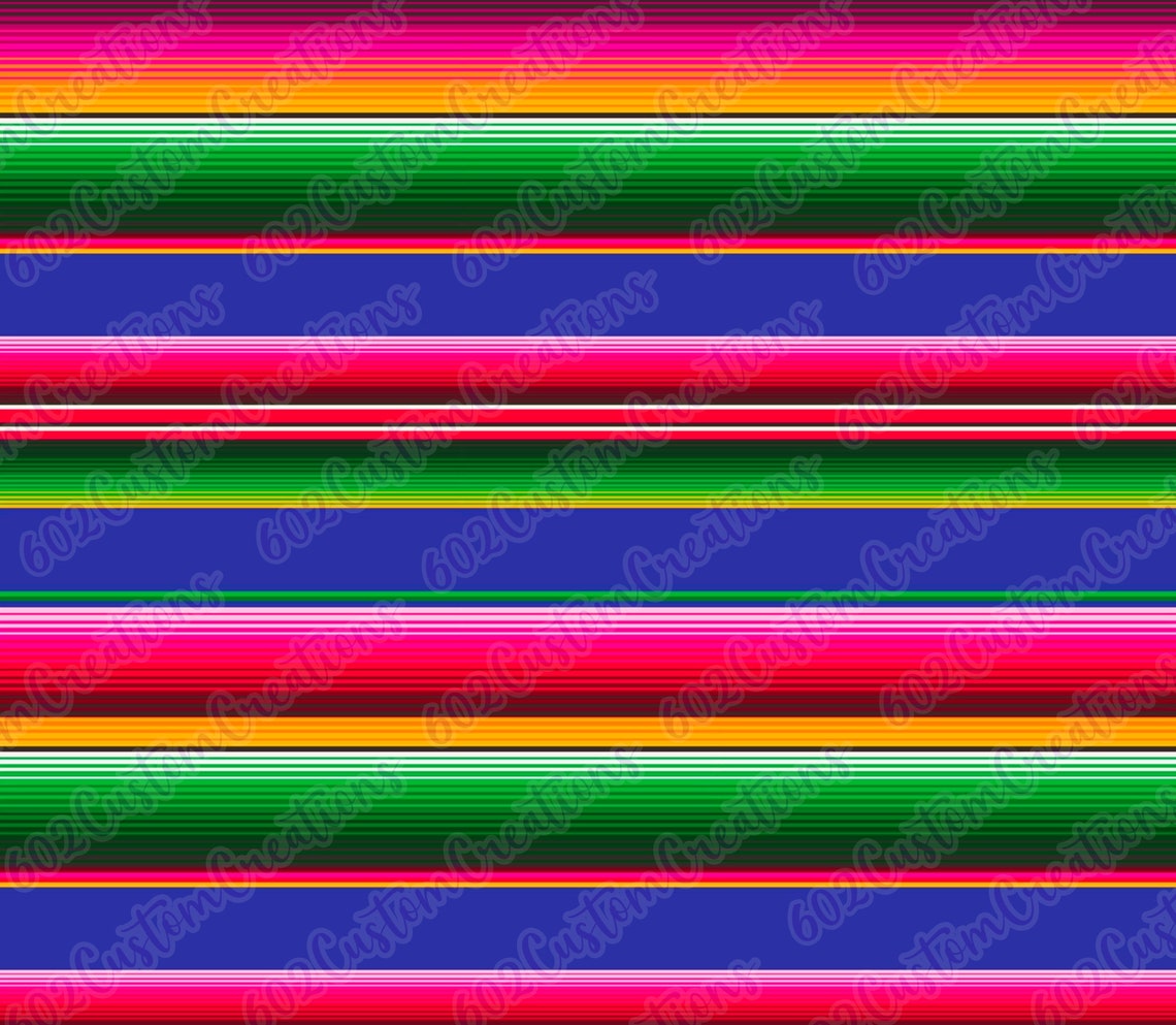 Mexican Serape PNG Tumbler Wrap Printable Design BUNDLE - Etsy