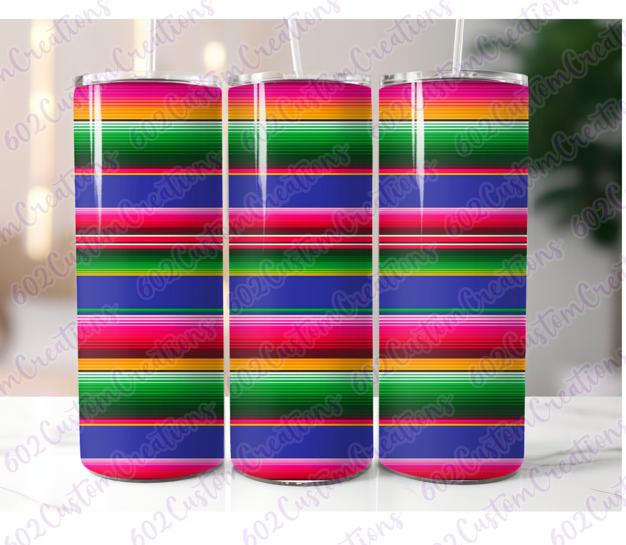 Mexican Serape PNG Tumbler Wrap Printable Design BUNDLE - Etsy