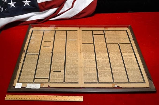 GEORGE WASHINGTON Death Announcement Rare NEWSPAPER, Reprint, Ulster ...