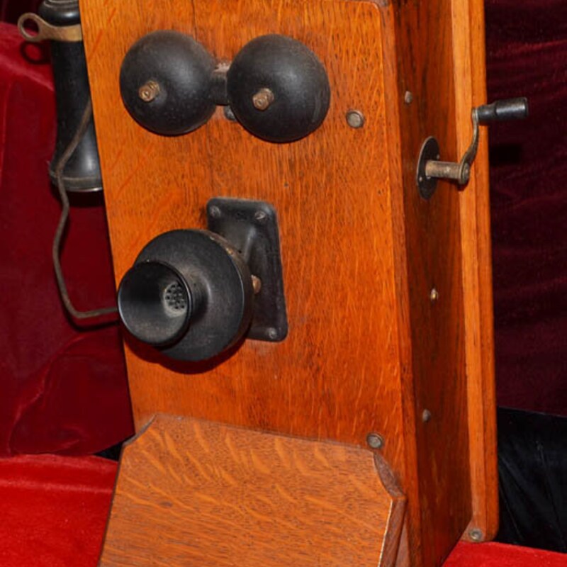 Antique Crank Phone - Etsy