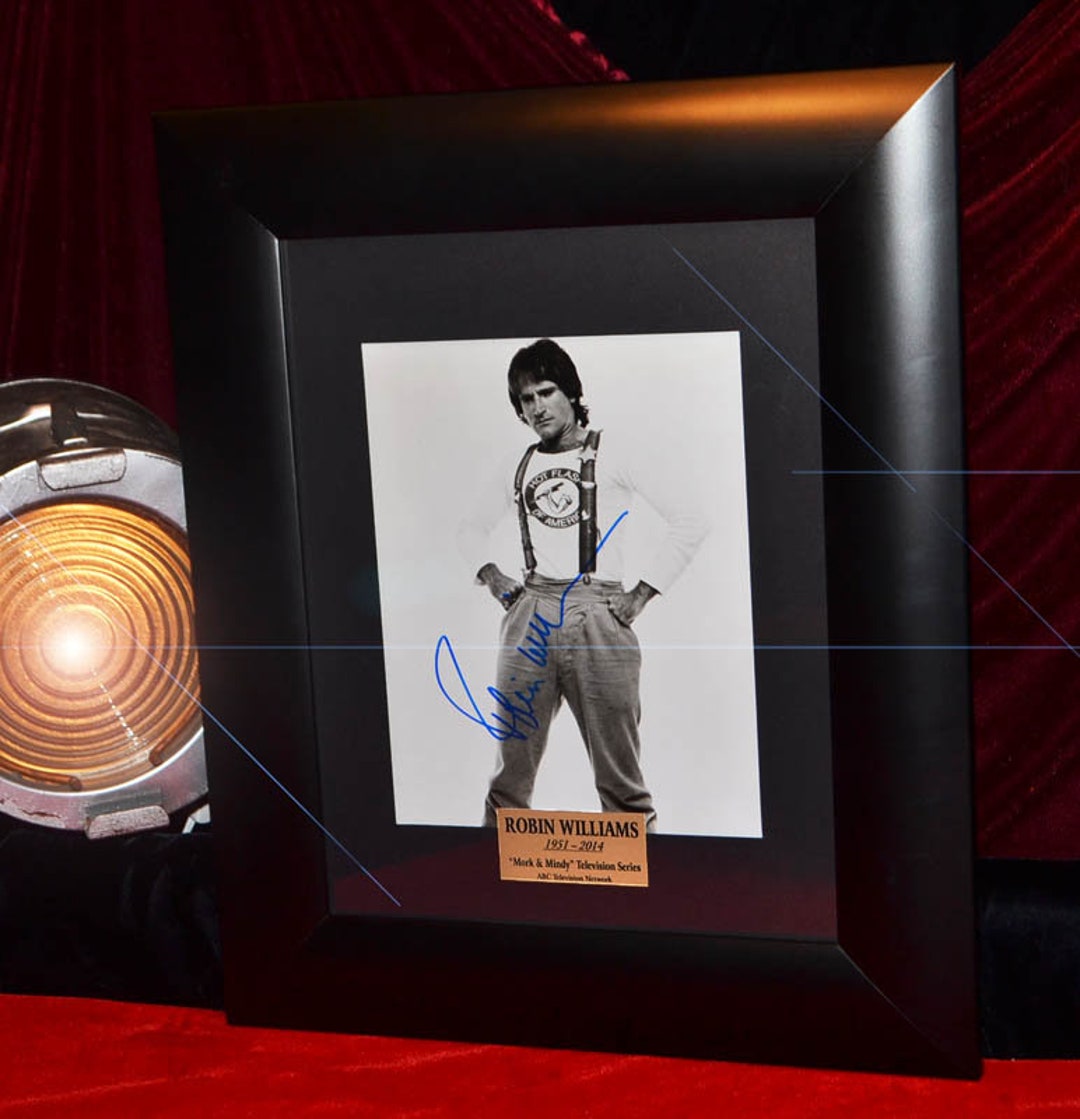 ROBIN WILLIAMS Signed Autograph "mork & Mindy" Photo, Dvd, Frame, COA ...