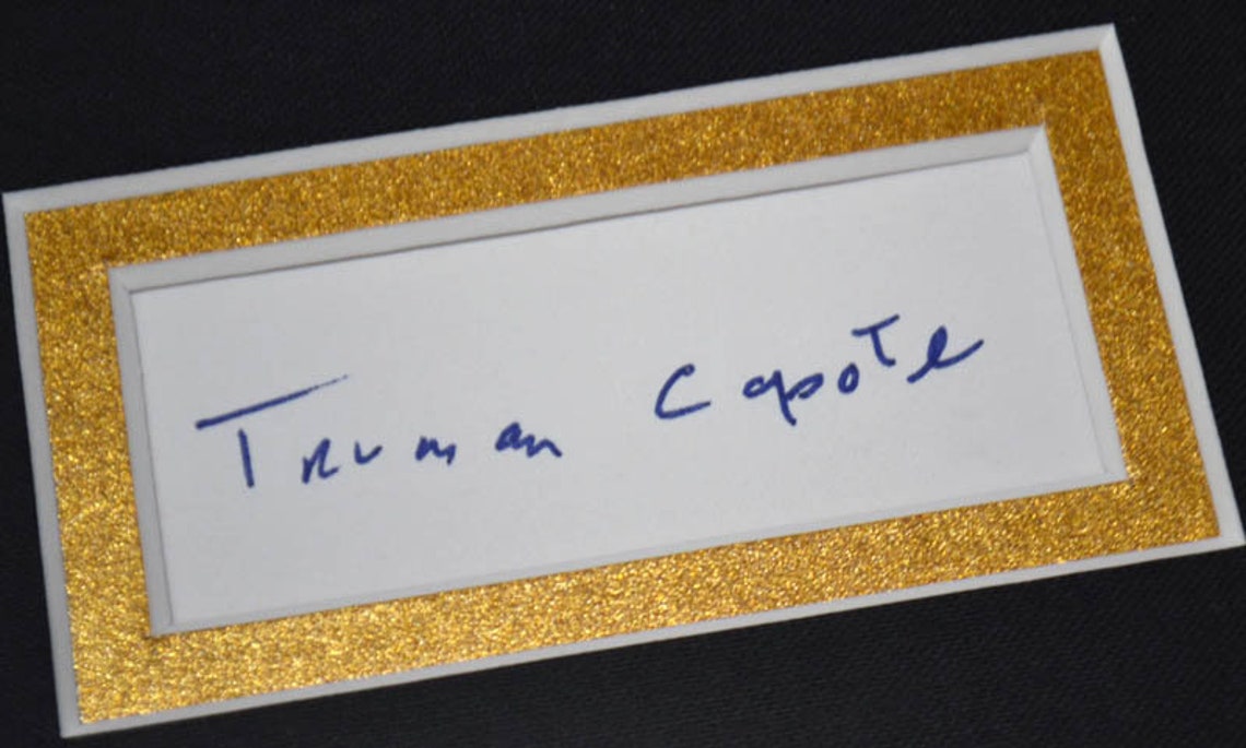 TRUMAN CAPOTE Signed Autograph, FEUD, Cold Blood Display, Life Magazine ...