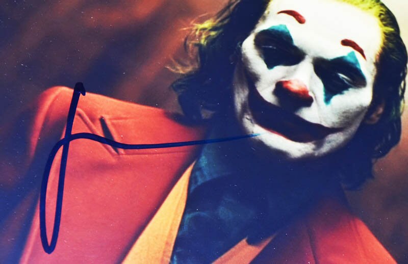 JOKER AUTOGRAPH, Joaquin Phoenix Signed, Coa, Uacc Rd228, Frame, Dvd ...