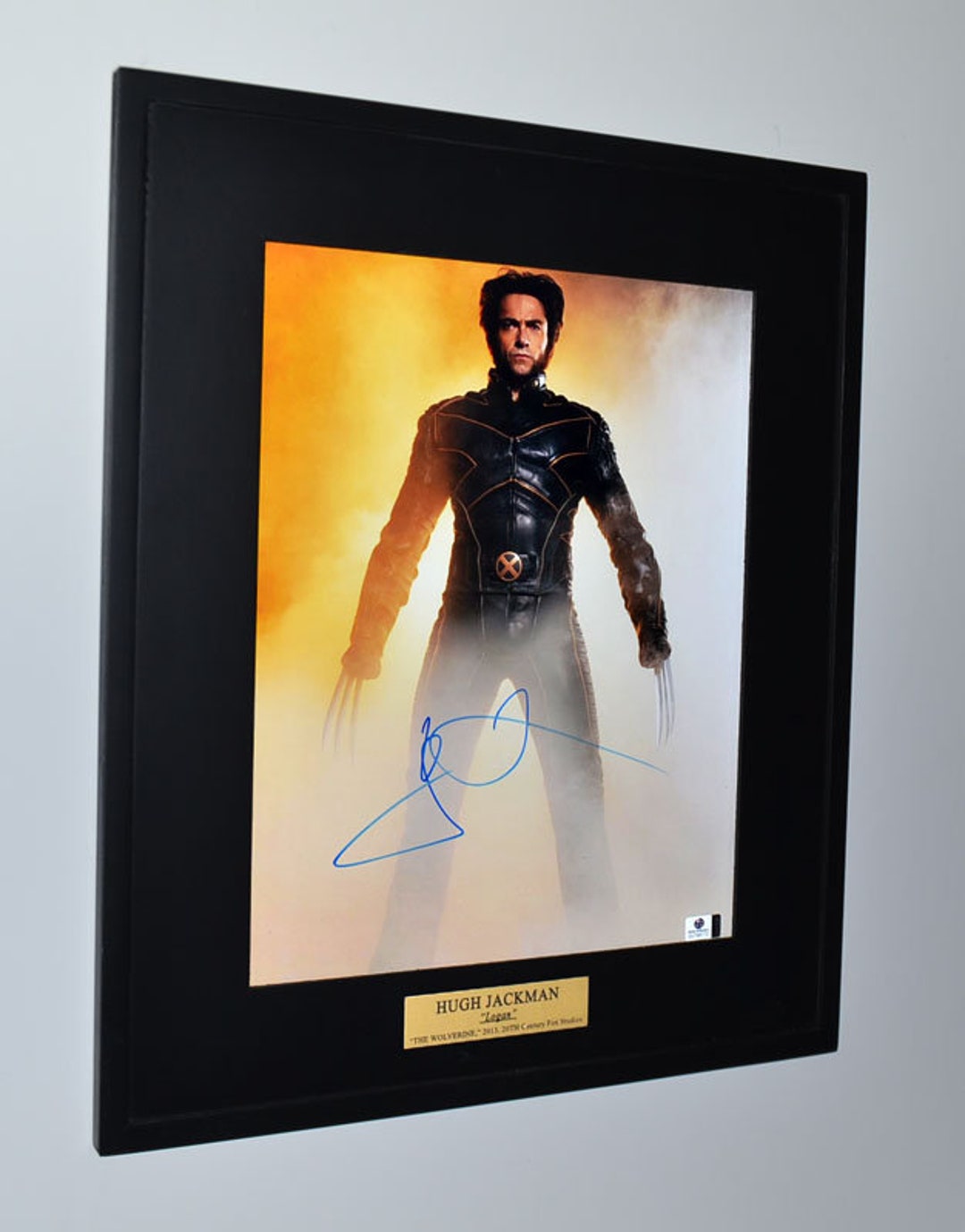 Hugh Jackman Signed WOLVERINE 11x14 Autograph, Frame, Plaque, COA UACC ...