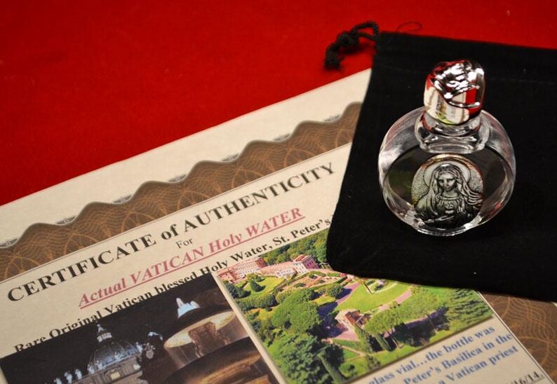 Pope Leo XIV Blessed Rosary: Holy Vatican Water, COA & Photo - Etsy